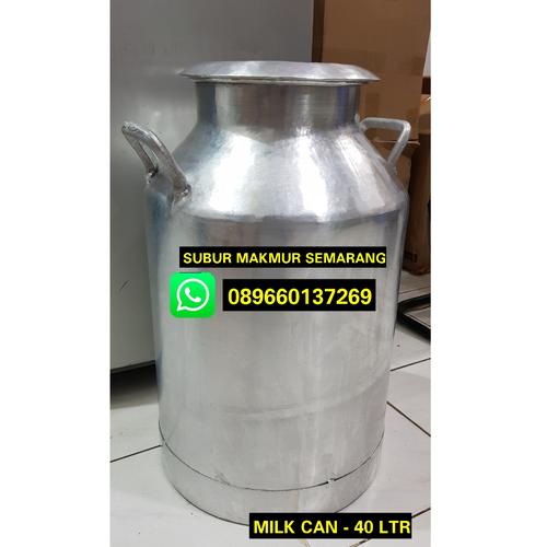 Jual Milk Can Alumunium Penampung Susu Sapi Kapasitas 40 Liter - Kota ...