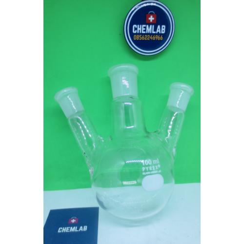 Jual Boiling Flask 3 Neck Labu Didih 3 Leher 100ml Pyrex - Kota Bandung ...