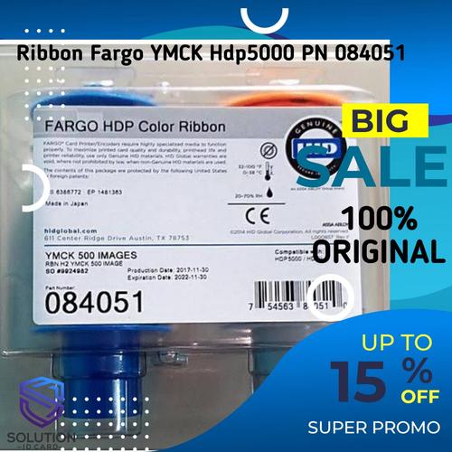 Jual Ribbon color warna Ymck hdp5000 hdp 5000 PN 84051 500 image ...