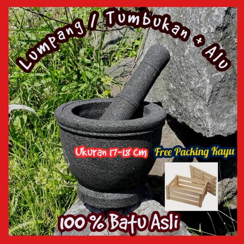 Promo Tumbukan / Lumpang + Alu Batu Asli - Jakarta Timur - Mortar Stone ...