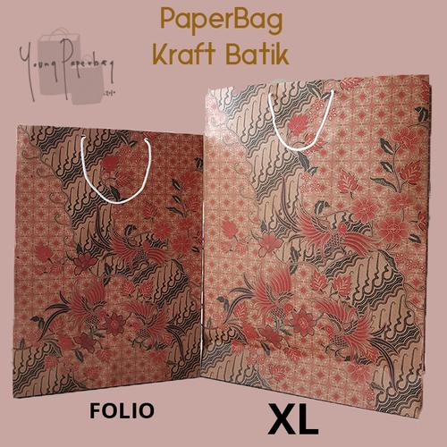 Jual Paper Bag / Tas Kertas Batik motif Burung MurMer (1 lsn) - Folio ...