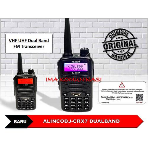 Jual HT ALINCO DJ-CRX7 DUAL BAND VHF UHF CRX7 - Jakarta Barat - IMA KOMUNIKASI | Tokopedia