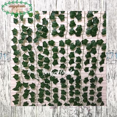 Jual Daun Artificial Daun Anggur Rambat Juntai Hijau Tua Hiasan ...