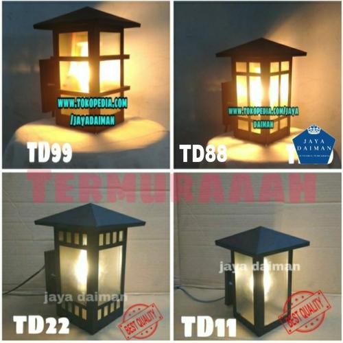 Jual Kap Lampu Dinding Taman Rumah Tempel Lampu Hias Termuraaah - Kab ...
