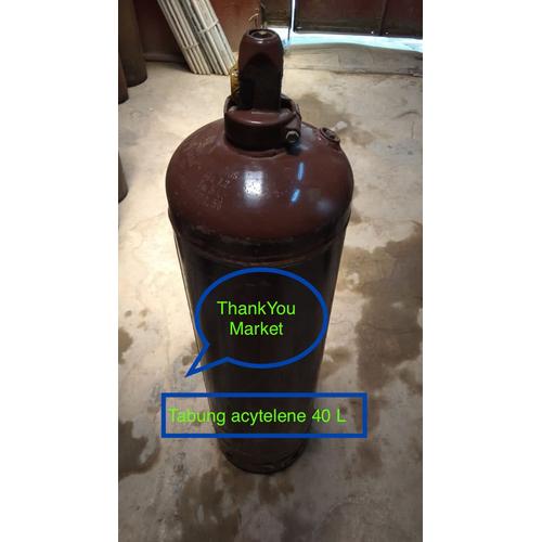 Jual tabung acetylene 40l baru bukan bekas cat2 an(sudah termasuk isi ...