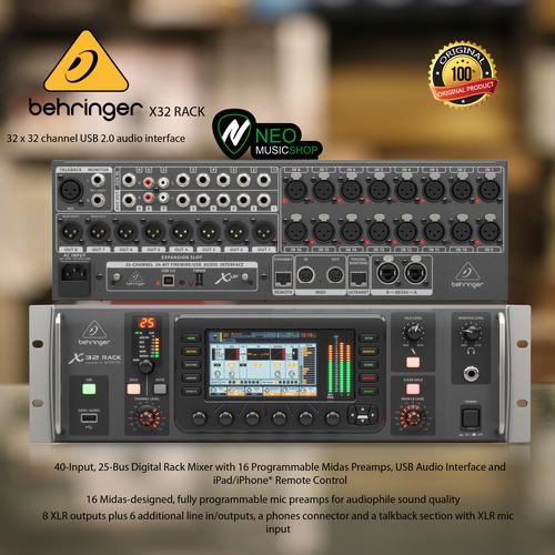 Jual Behringer X32 RACK Digital Rack Mixer - Kota Sukabumi - NEO MUSIC ...