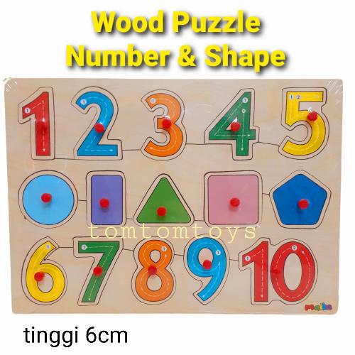 Jual Puzzle Huruf Alfabet ABC Angka Mainan Edukasi Alphabet Letters ...