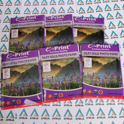 Jual Kertas Foto 4R A6 Silky Gold Photo Paper Glossy E-Print - Jakarta ...
