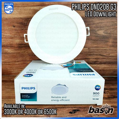 Promo PHILIPS DN020B G3 10.5W LED9 900lm - LED Downlight 5" D125 ...