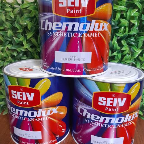Jual Seiv cat besi synthetic enamel 180 ( super white ) Dop & Gloss ...