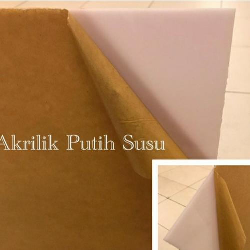 Jual Akrilik lembaran susu 5 mm custom ukuran / acrylic sheet susu ...