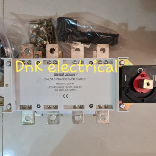 Jual COS Change Over Switch Manual ohm saklar 4p 250a merk Salzer - Jakarta Barat - DnK ...