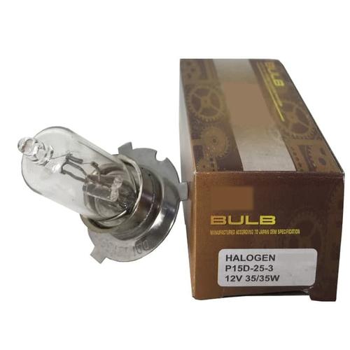 Jual BOHLAM LAMPU HALOGEN MOTOR KAKI 1 BEBEK DAN MATIC 35 WATT 12V ...
