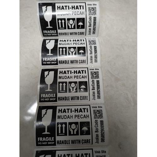 Jual Sticker Fragile handle with care Stiker Hati-Hati Awas Pecah ...