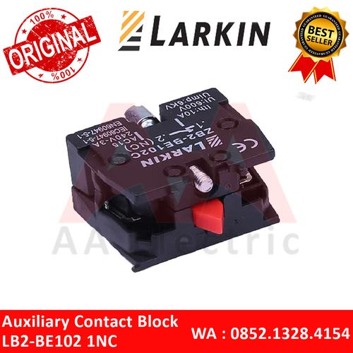 Jual Auxiliary Contact Block LB2-BE102 Red 1NC LARKIN - Jakarta Pusat ...