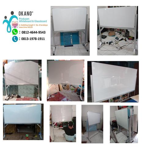 Jual Whiteboard standing / papan tulis standing 80 x 120 cm - Kota ...