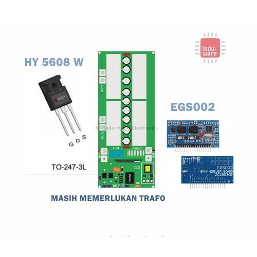 Jual EGS002 Inverter Low Frequency DC To AC 220v PSW 16 MOSFET HY5608 ...