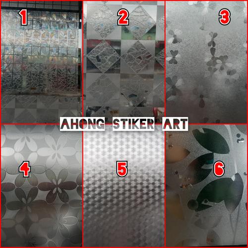 Jual STIKER KACA MOTIF/STICKER KACA KAMAR MANDI/STICKER KACA JENDELA ...