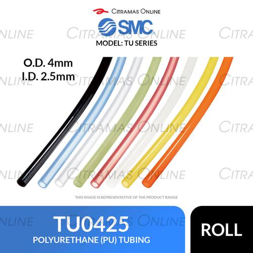 Jual SMC Tubing Polyurethane PU, O.D. 4mm, I.D. 2.5mm, roll | TU0425 - Kuning, 20m - Jakarta ...