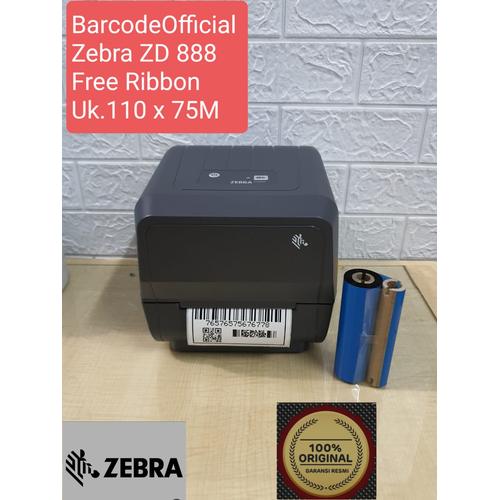 Jual NEW PRINTER BARCODE ZEBRA ZD-888|ZD 888 ORIGINAL PENGGANTI GT-820 ...