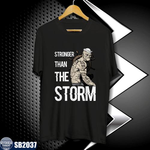 Jual Kaos Distro Pelayaran Pelaut stronger than the strom/Baju maritim ...