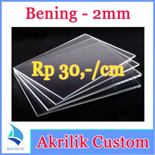 Jual Akrilik Custom 2mm Bening Acrylic 2 mm Transparan Laser Cutting Potong - Kota Bandung ...