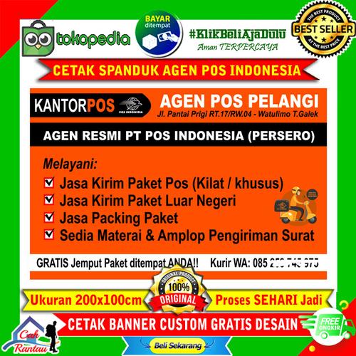 Jual spanduk agen pos indonesia / spanduk kantor pos / banner pos ...