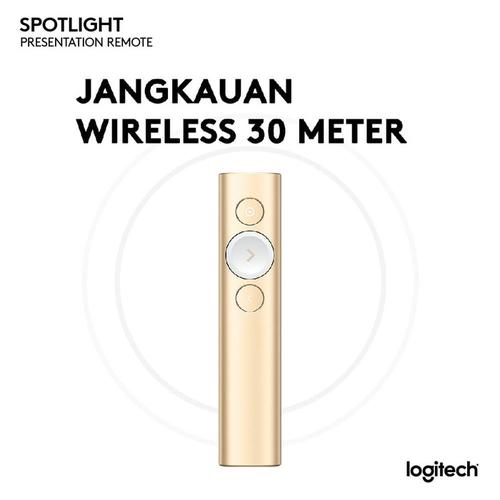 Jual LOGITECH PRESENTER SPOTLIGHT REMOTE /POINTER SPOTLIGHTBERGARANSI ...
