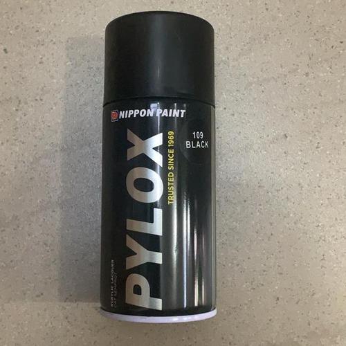 Jual Cat Semprot Pylox Pilox 109 BLACK GLOSS HITAM KILAP 300cc Nippon ...