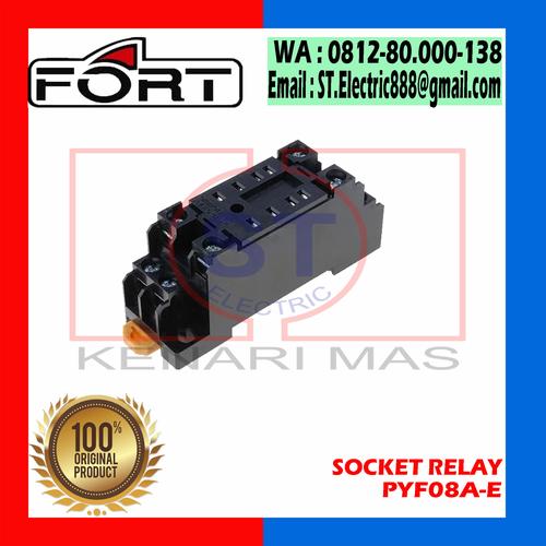 Jual Socket Relay FORT / PYF08A-E / 8 Pin untuk Relay MY-2,H3Y - Jakarta Pusat - ST Electric ...