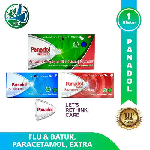 Jual Panadol Flu & Batuk/Paracetamol/Extra - All Vrian - Paractamol ...