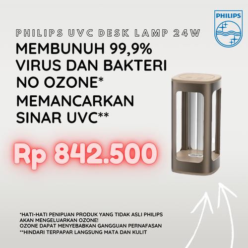 Jual PHILIPS UVC Disinfection Desk Lamp 24W (Lampu Sterilisasi Virus) - Silver - Kab. Tangerang ...