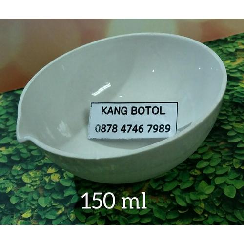 Jual Cawan penguap 150ml 150 ml evaporating dish porcelain porselen ...