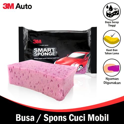Jual 3M Auto Spons Busa Cuci 15x10 CM Smart Sponge Car Wash 3M-PN-C01 ...