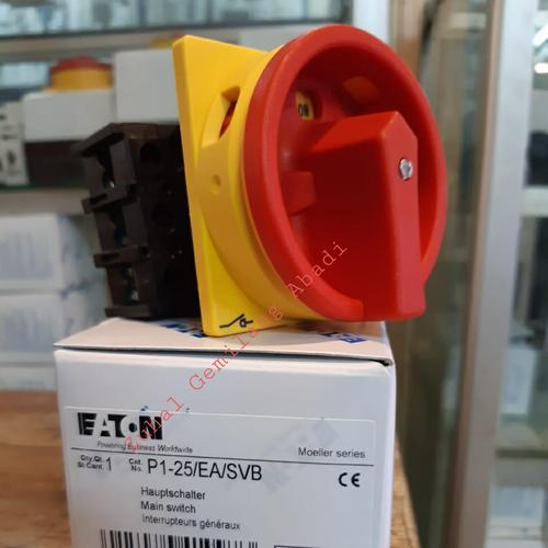Jual P1-25/EA-SVB, MAIN SWITCH / CAM SWITCH WITH PADLOCK, MOELLER ETN ...
