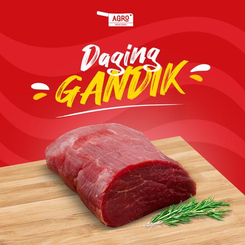 Jual Gandik Sapi - Beef Eye Round - Daging Segar - Gepuk / Dendeng ...