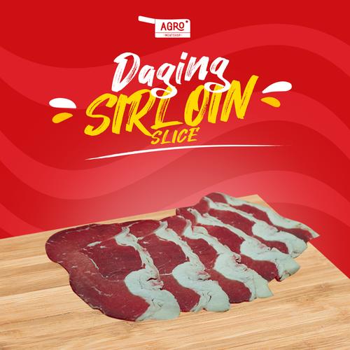 Jual Daging Sirloin Slice Sapi / Has Luar / Beef Sirloin / BBQ-Suki ...