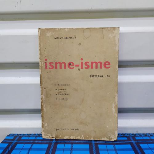 Jual isme-isme dewasa ini - william ebenstein - Jakarta Selatan ...