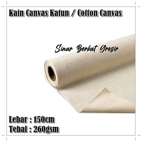 Jual Kain Kanvas Katun / Cotton Canvas / Bahan Tas Kanvas / Kanvas ...