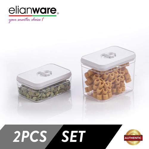 Promo Elianware Lid Lock Airtight Canister Food Storage Container ...