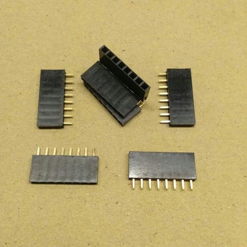 Jual 8pin Female Header Connector 1x8 pin female Konektor 8 pin 2.54mm ...