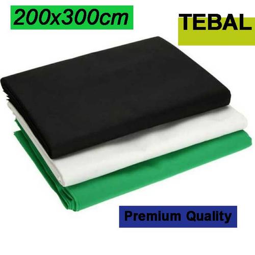 Jual Kain Backdrop Hitam Studio Foto Photo Fotografi Lightning Green ...