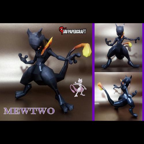 Jual Pokemon Mewtwo Shadow Papercraft - Kab. Bekasi - Papercraft Tiviti ...