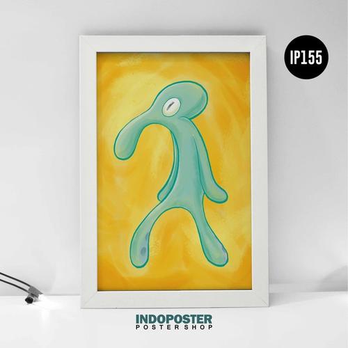 Jual Poster Hiasan Dinding Lukisan Repro Mahakarya Squidward Spongebob ...