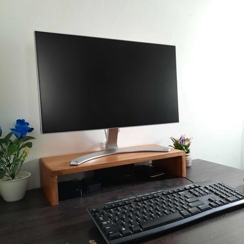 Jual Meja monitor / Alas monitor / Stand monitor / READY !! Jati ...