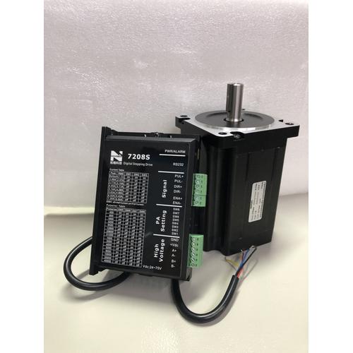 Jual Paket Stepper Motor Nema34 - 12Nm + Driver 7208s cnc router mill ...