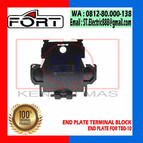 Jual End Plate FORT / End Plate for TBD-10 / Terminal Block - Jakarta ...