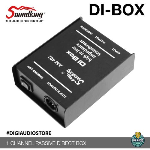 Jual DI BOX Pasif - 1 Channel Direct Box Passive Soundking AM402 ...