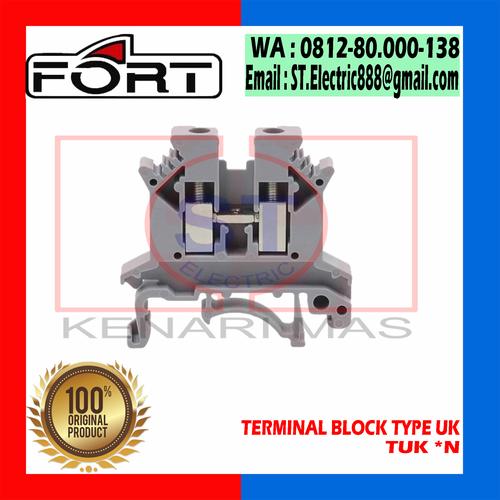 Jual Terminal Block UK Abu Abu FORT / TUK 3N / 2,5mm M3 / Terminal ...