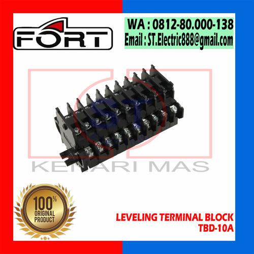 Jual Leveling Terminal Block FORT / TBD-10A / 10A 2 Susun / 2 Tingkat ...